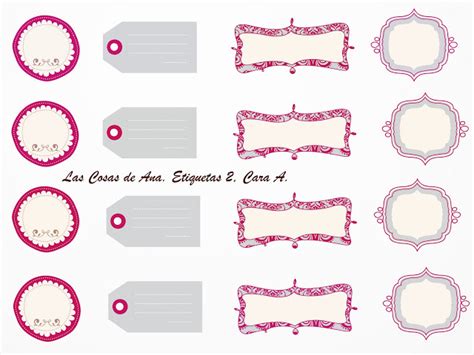 A Pleno Sol Etiquetas Imprimibles