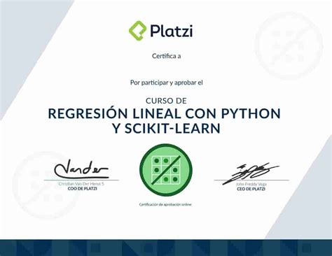 Curso De Regresión Lineal Con Python Y Scikit Learn Platzi