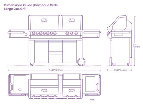 Outdoor Grill Dimensions With Drawings