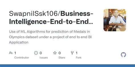 Github Swapnilssk106business Intelligence End To End Application