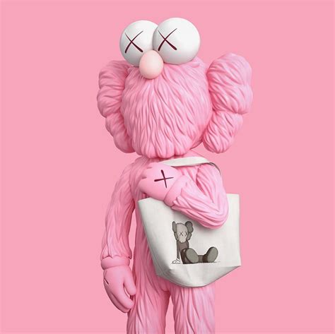 Pink Kaws Wallpapers Wallpaper Cave