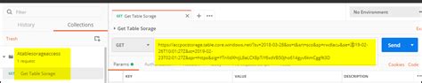 Azure Table Storage Service Rest Api Operations Using Postman A