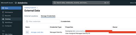 Can Not Access Storage Credential In Databricks Due To Missing Permissions And Workspace Access