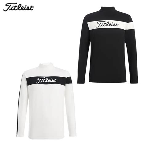 Titleist 타이틀리스트 2종 남성 투톤 폴라 긴팔 티셔츠 골퍼 엠파이어 골프웨어 레플리카 전문