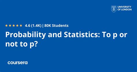 Probability And Statistics To P Or Not To P Coursera