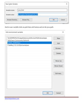 Flask Pykafka Integration And Setup PDF