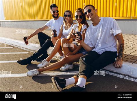 Guys Hanging Out With Friends