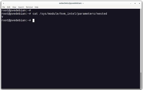enable nested virtualization in proxmox ve ostechnix