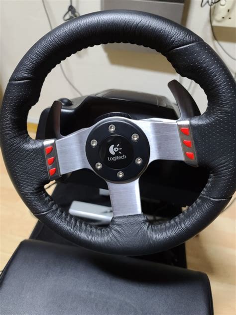 Logitech G Racing Wheel Video Gaming Gaming Accessories Controllers On Carousell