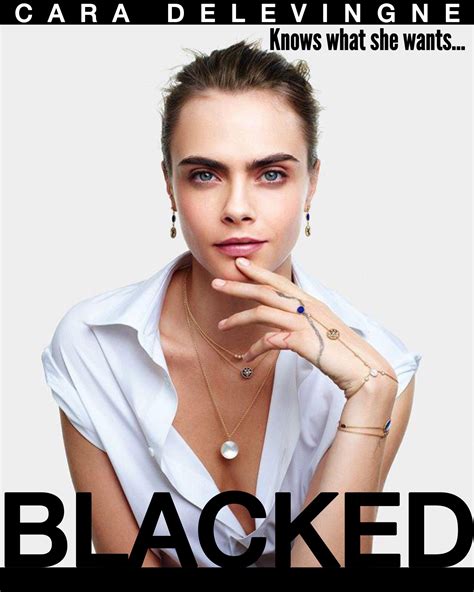 Cara Delevingne On Blacked Scrolller