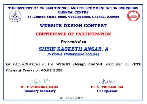 Sheik Raseeth Ansar On Linkedin Webdevelopment Ietechennai