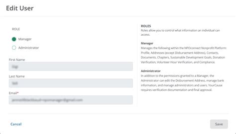 Edit User Roles