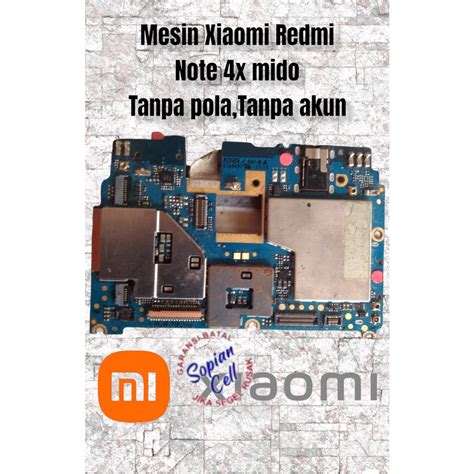Jual Mesin Xiaomi Redmi Note X Quallcom Snapdragon Normal Tested Shopee Indonesia