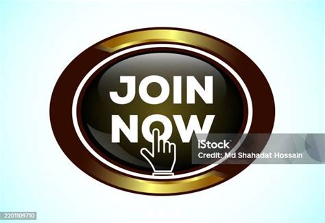 지금 가입하기 버튼 디자인 일러스트레이션 모바일 앱에 적합한 지금 가입 아이콘 웹사이트 Ui 디자인 3차원 형태에 대한 스톡 벡터 아트 및 기타 이미지 Istock