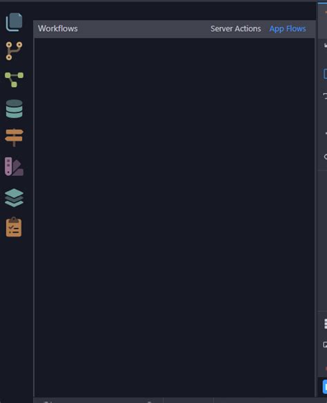 Switching From Web App To Mobile App Project And Back Leaves Workflows Panel In Mobile Format
