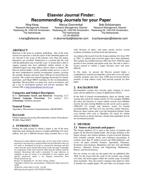Pdf Télécharger Elsevier Journal Word Template 2019 Gratuit Pdf