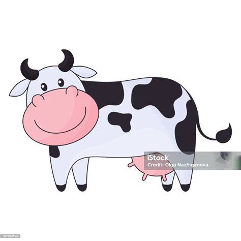 Sapi Kartun Lucu Ilustrasi Stok Unduh Gambar Sekarang Sapi Perah Sapi Ilustrasi Citra