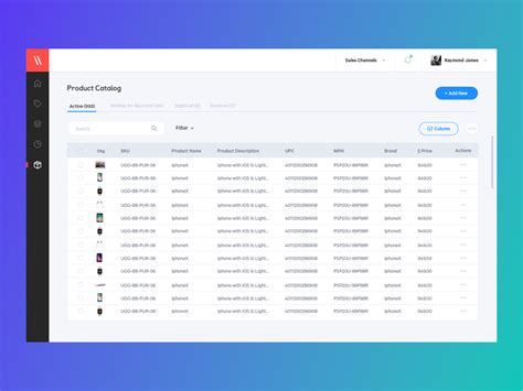 Table Ui By Nandha Kumar On Dribbble