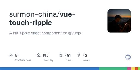 Vue Touch Ripple Homepage