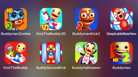 Kick The Buddy 3d New Buddyman Zombie Buddyman Kick 2 Despicable Bear 2
