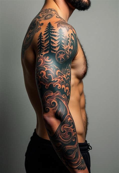Best Full Arm Tattoos For Men Bold Designs To Make A Statement
