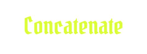 Concatenate Word Daily