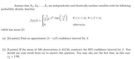 solved assume that x1 x2 xn are independently and