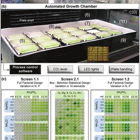 The Robotic Screening System Used For Nutrient Optimisation A