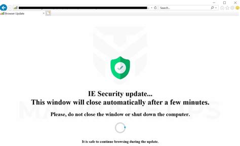 How To Remove Ie Security Update Virus Removal Guide