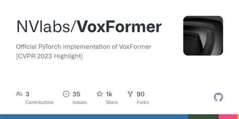 github nvlabs voxformer official pytorch implementation of voxformer