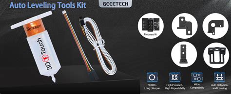 Amazon.com: Geeetech Upgrade BL- Touch V3.2 Auto Bed Leveling Sensor with 4 Brackets for All ...