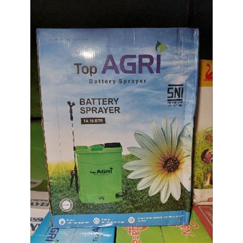 Jual Alat Semprot Tangki Sprayer Top Agri Elektrik Liter Shopee Indonesia
