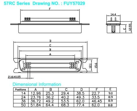 Male Ieee 1284 Connector With Hex Nuts