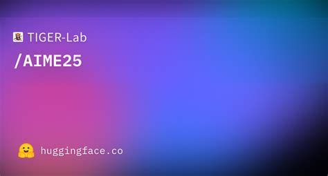 TIGER-Lab/AIME25 · Datasets at Hugging Face