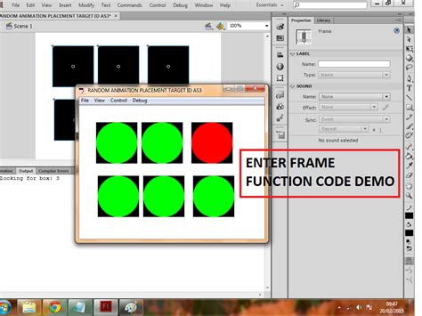 Random Placement Animation Target Id As3 Flash College