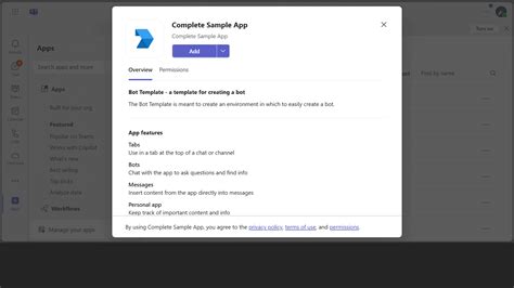 Microsoft Teams Bot In Nodejs Code Samples Microsoft Learn