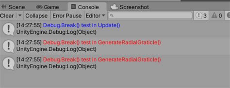 debug break not pausing editor unity engine unity discussions