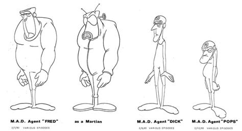 Inspector Gadget 1983 86 Part 4 Model Sheets Turnarounds