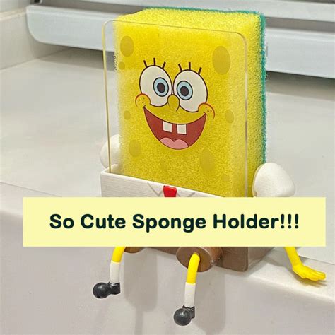 Dxy 【spots】spongebob Squarepants Drainage Rack Cute Kitchen Sink