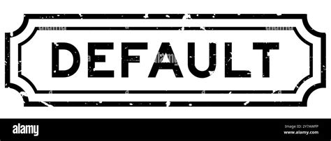 Default Rubber Stamp Stock Vector Images Alamy