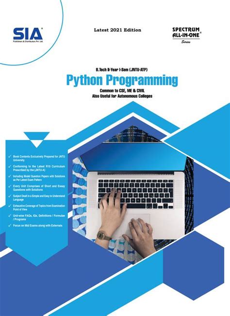 Python Programming Btech Ii Year I Sem Common To Cse Me And Ce R19