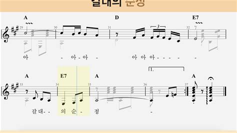 갈대의순정 기타악보 쉬운타브 기타연주곡 쉬운기타연주곡 초보기타 타브악보 Youtube