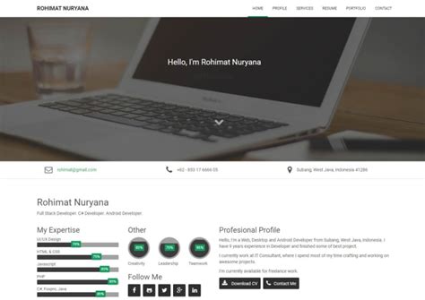 Do Website Development In Html Css Bootstrap Javascript Php By Rohimat