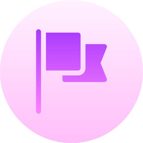 Flag Basic Gradient Circular Icon
