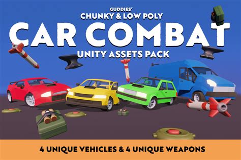 3d game objects car combat pack 3d land unity asset store
