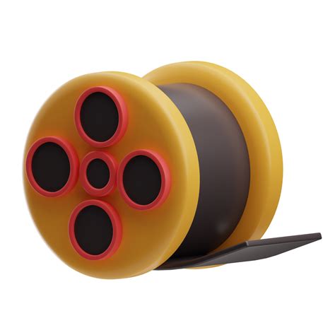 Cultural Activities Object Film Roll 3d Illustration 35898804 Png