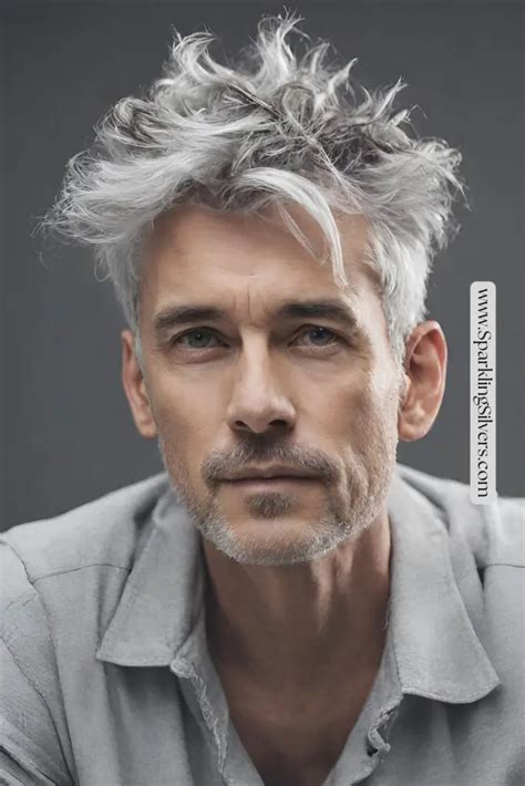 Modern Gray Hairstyles For Men Sparklingsilvers