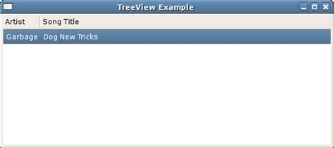 GtkSharp TreeView Tutorial Mono