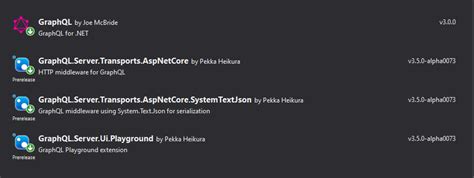 Graphql Version 300 Systemmissingmethodexception Method Not Found