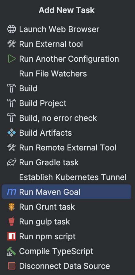 Maven Goals Intellij Idea Documentation